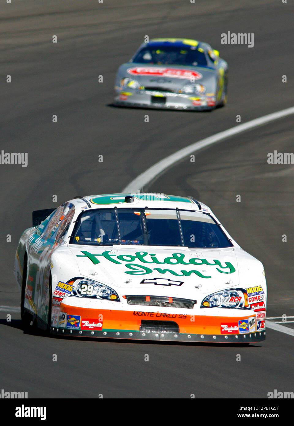 Jeff Burton drives his car during the NASCAR Busch Series Sam's Town ...