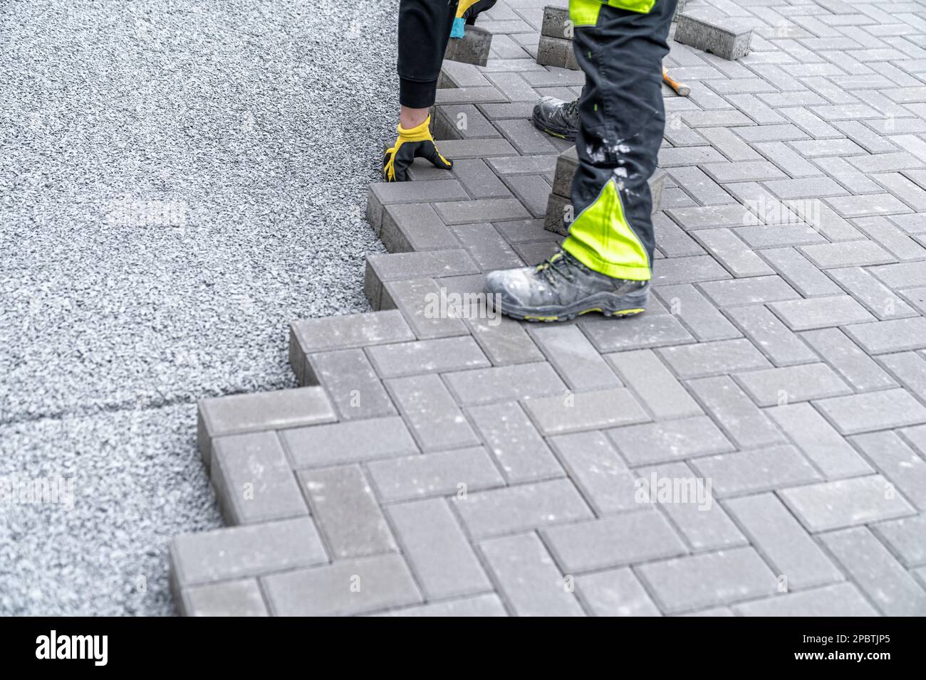 Blocks concrete from road hi-res stock photography and images - Alamy