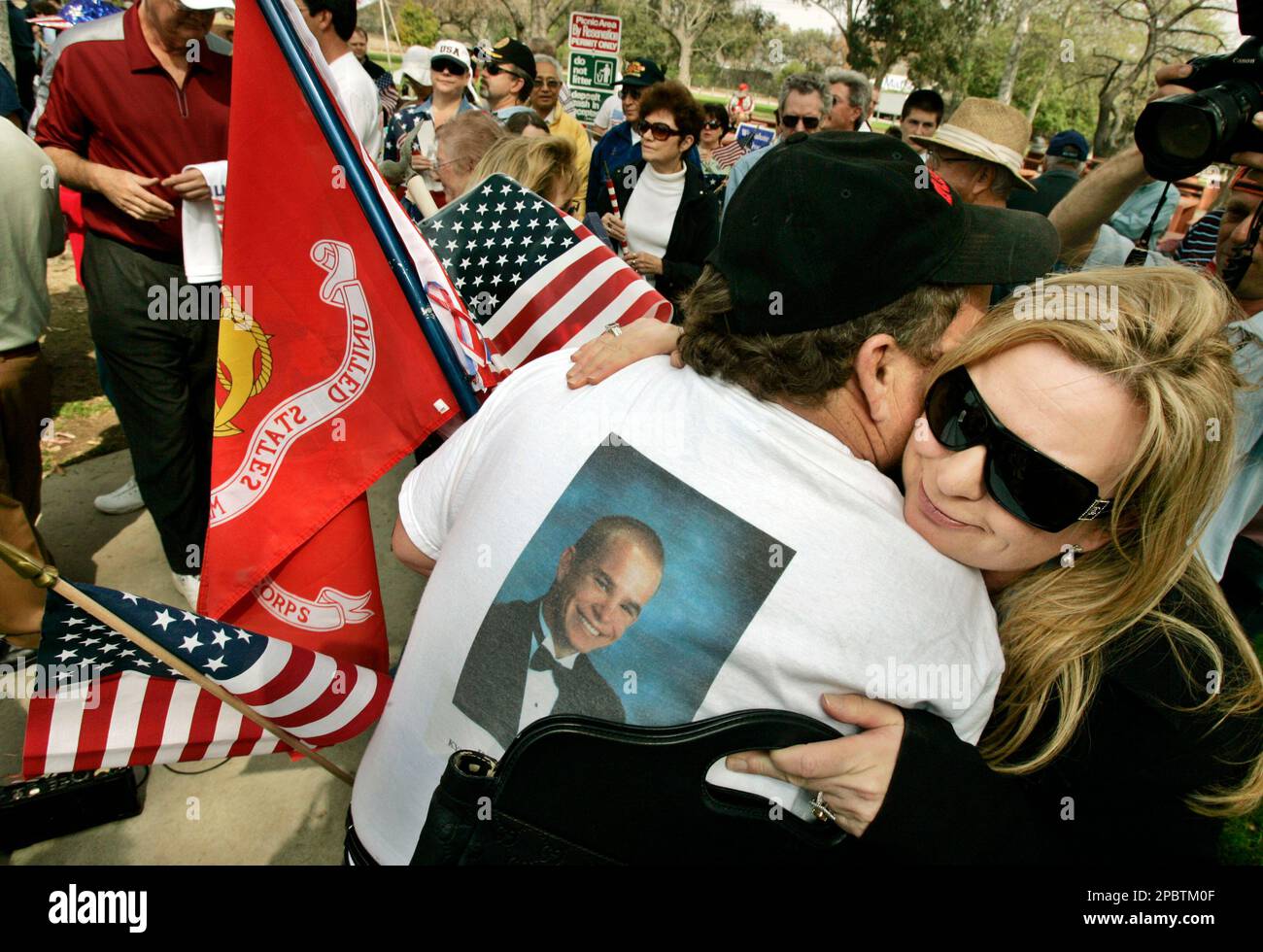 Diane Romick and Mark Crowley, whose 18-year-old Marine son Kyle is ...