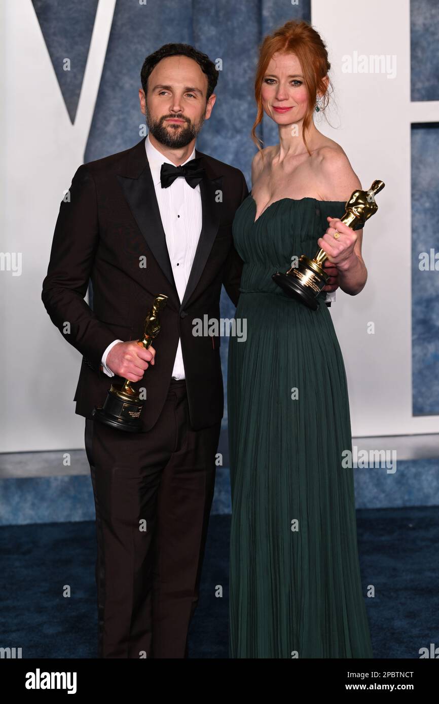 Shane Boris (left) and Odessa Rae, winners of an Oscar for Best ...
