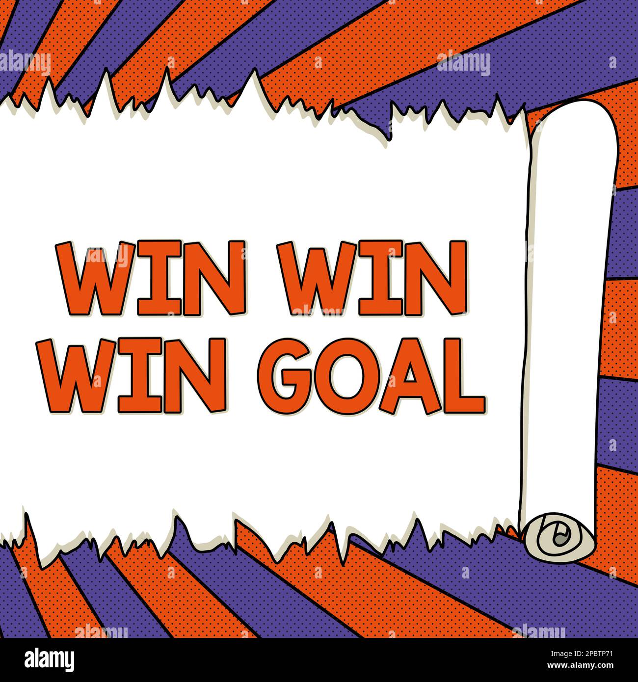 Sign displaying Win Win Win Goal. Business approach Approach that aims ...