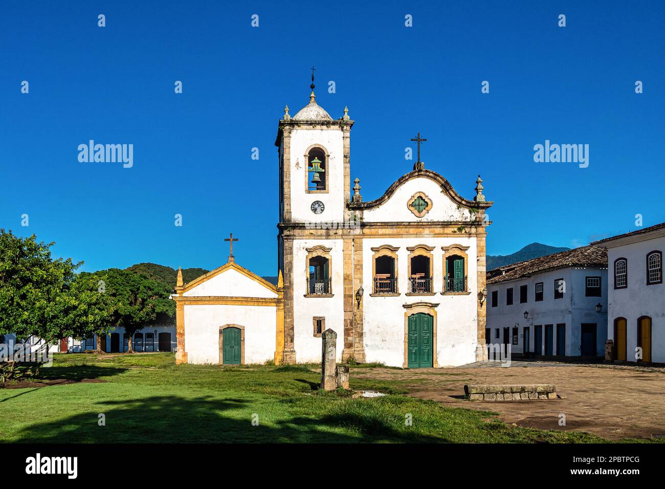 The Jesuit Baroque-Rococo style of the 18th century Church of Santa ...