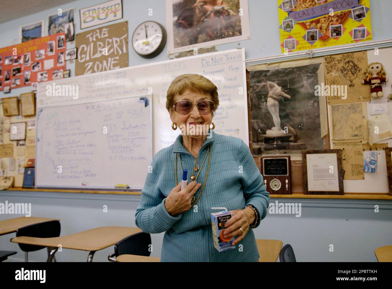 ** ADVANCE FOR MARCH 12 **Octogenarian teacher Rose Gilbert, 88, takes ...