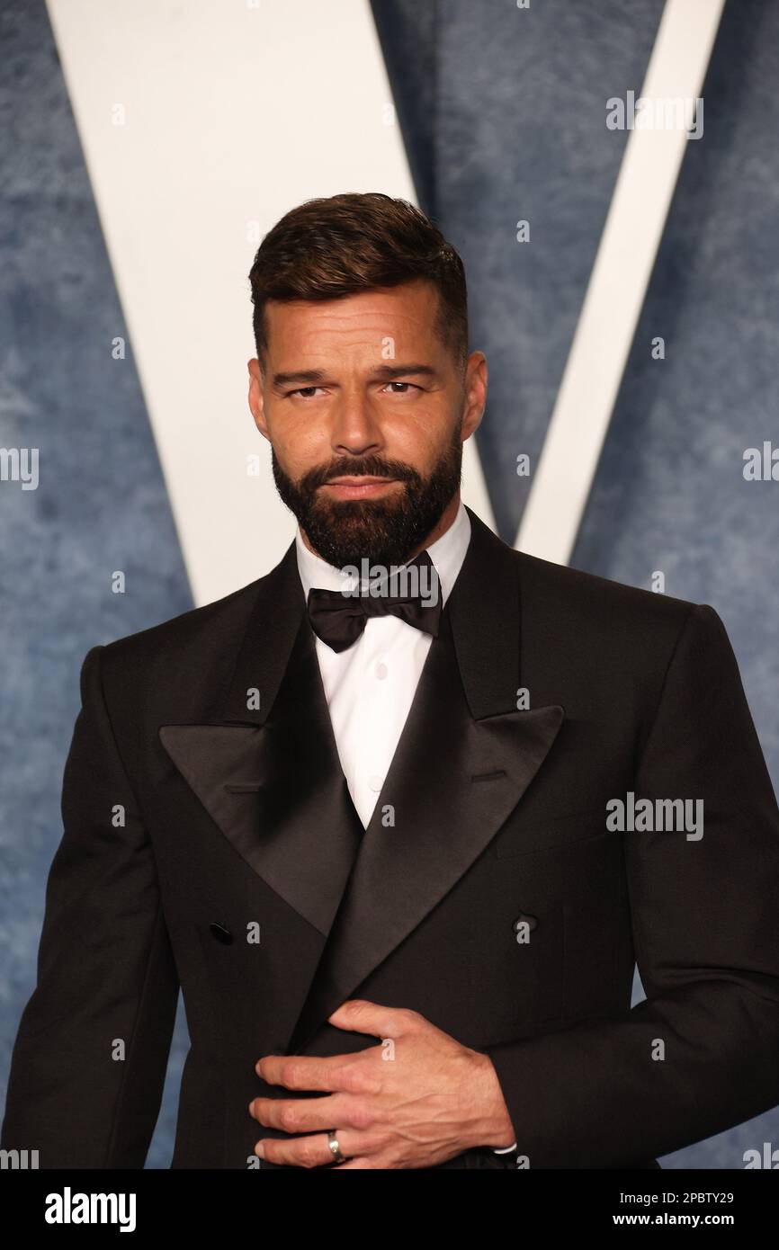 Ricky Martin attends the 2023 Vanity Fair Oscar Party at Wallis ...