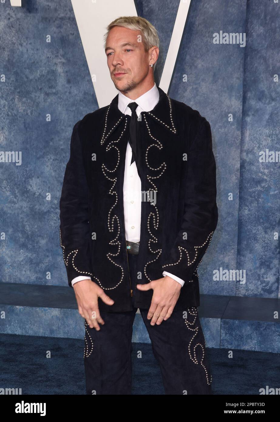 Diplo attends the 2023 Vanity Fair Oscar Party at Wallis Annenberg ...
