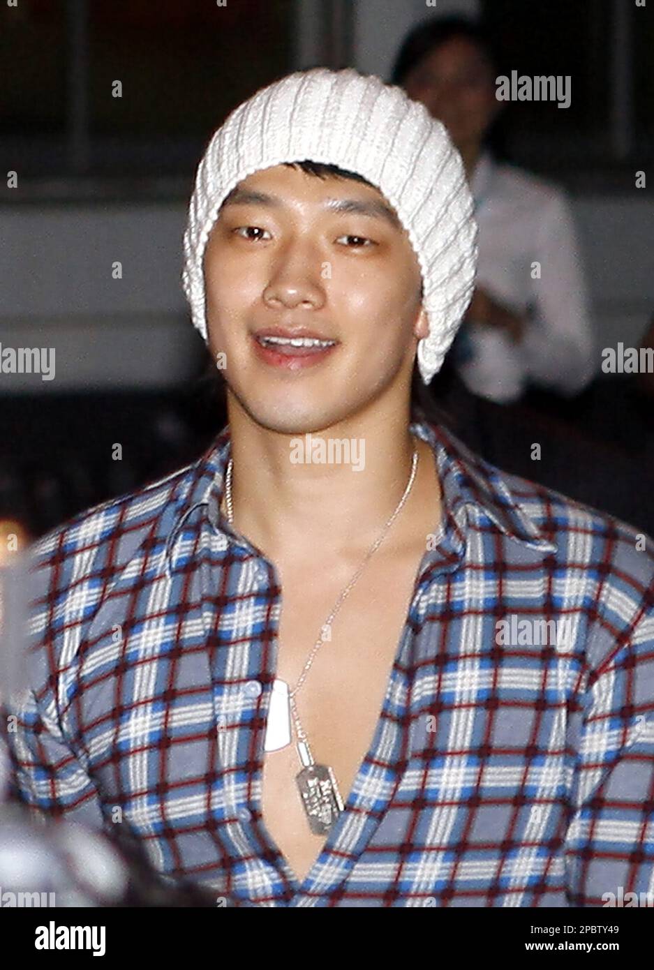 South Korean pop singer and hip-hop dancer Jung Ji-hoon, aka Rain ...