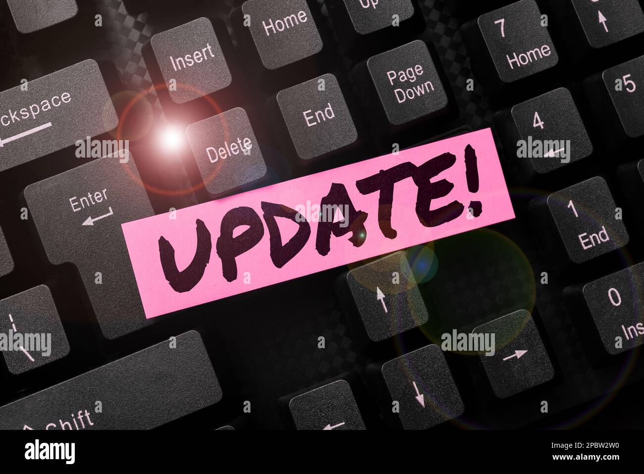 Conceptual display Update. Business showcase Make something more modern Adding new facts ...