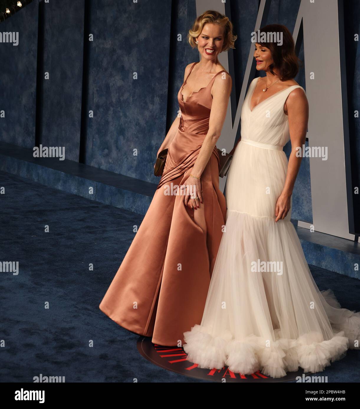 Eva Herzigova, Helena Christensen attends the 2023 Vanity Fair Oscar ...