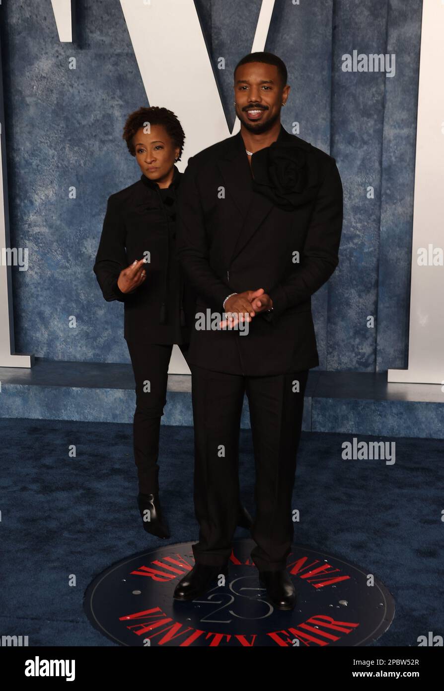 Michael B. Jordan, Wanda Sykes attend the 2023 Vanity Fair Oscar Party ...