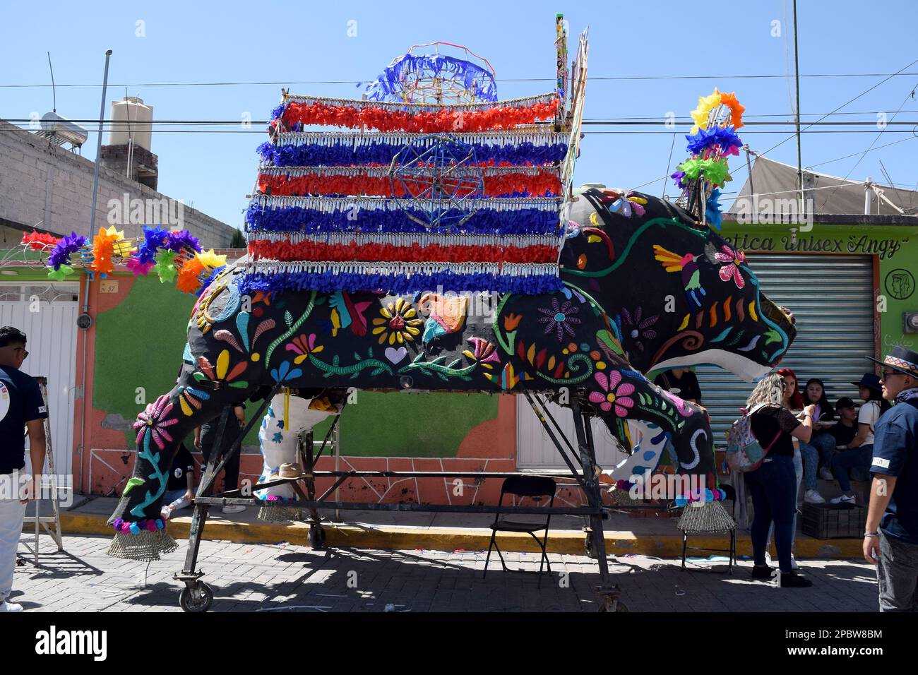 Non Exclusive: 08 March 2023, Tultepec, Mexico: General view of ...