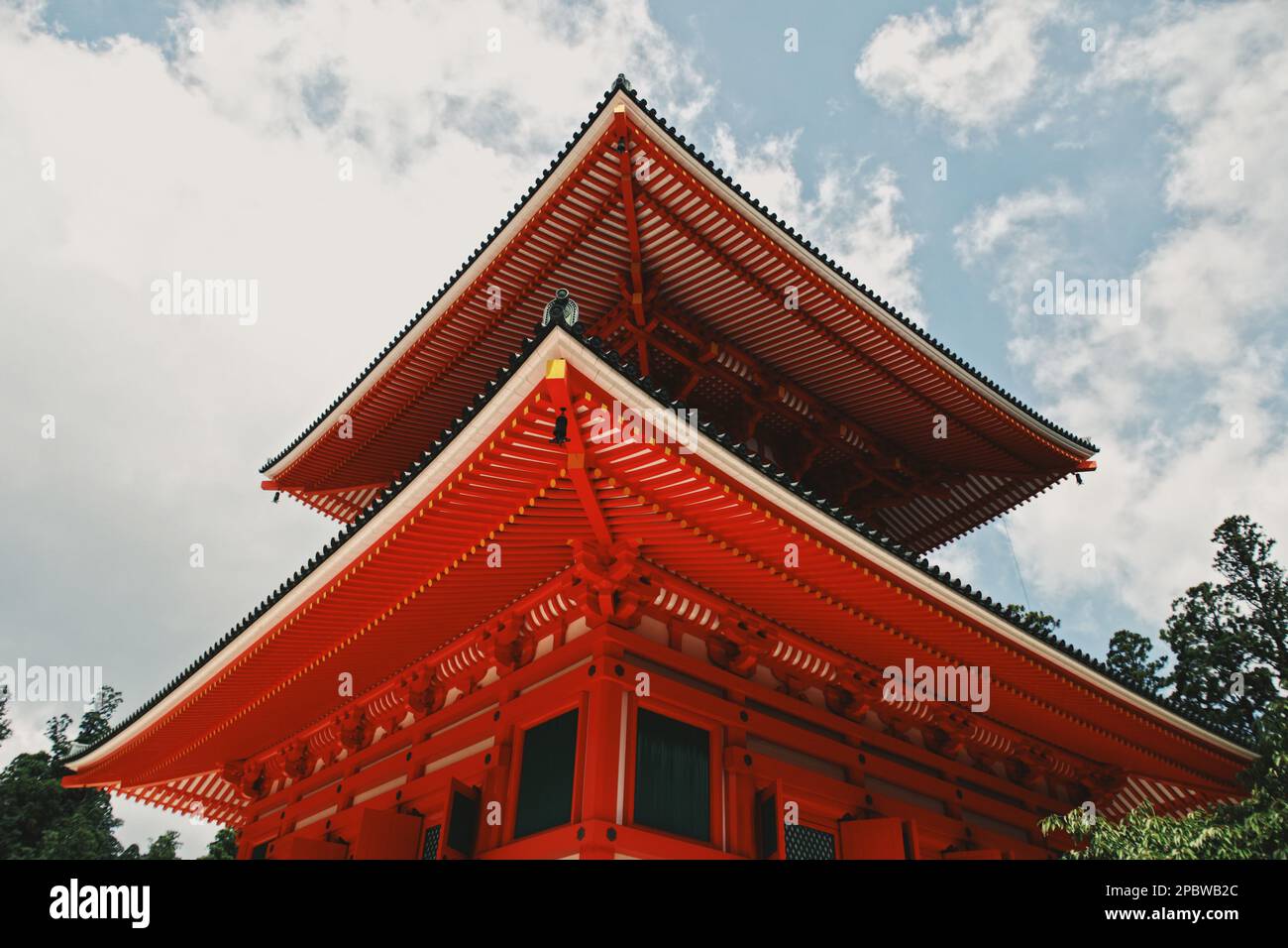 Danj? Garan Konpon Dait? Mount Koya Japan Stock Photo - Alamy