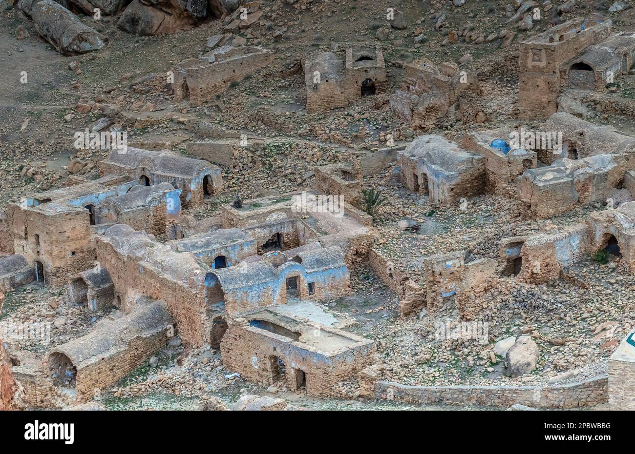 Ancient Village Zriba Olia, of Berber Origin in Zaghouan, Tunisia Stock ...