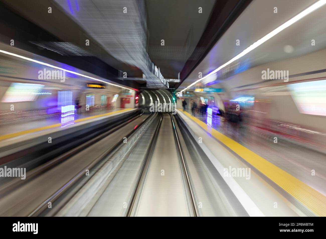 Real tunnel high speed hi-res stock photography and images - Alamy
