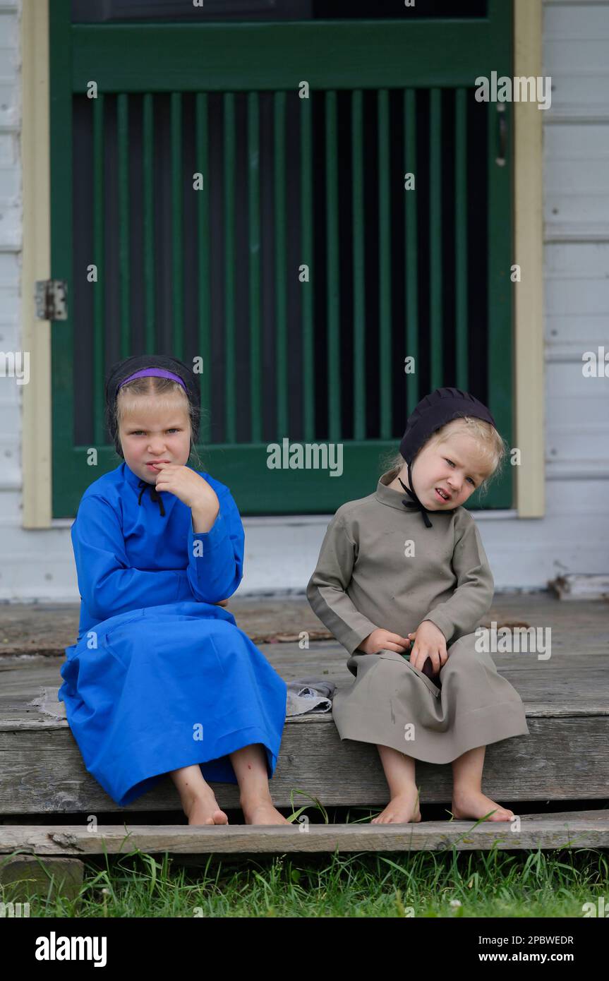 Amish children hi-res stock photography and images - Alamy