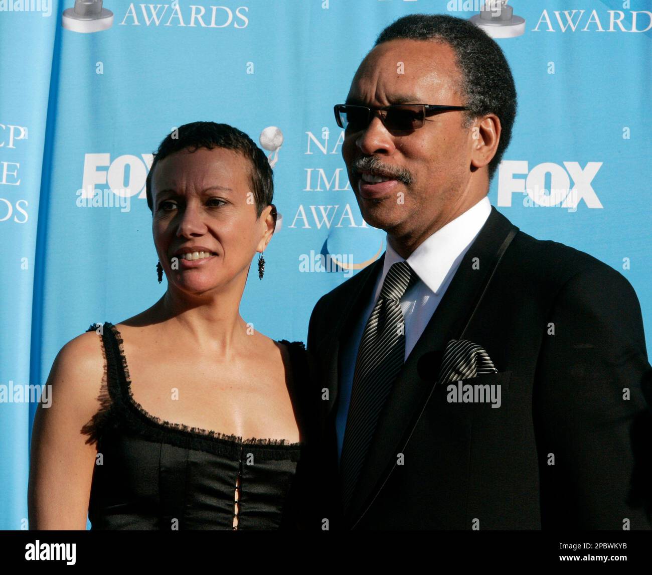 NAACP President and CEO Bruce Gordon and his wife Tawana arrive at the ...