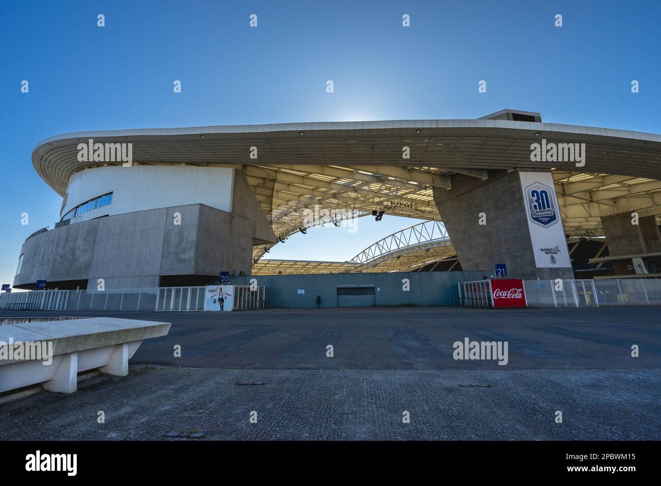 Football stadium of FC Porto. Porto Portugal. 10 Februari 2023 Stock ...