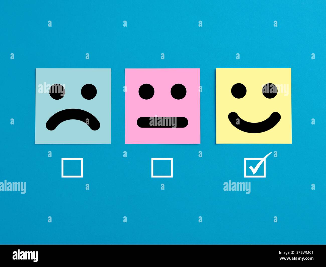 Positive customer rating, client evaluation, service quality ...