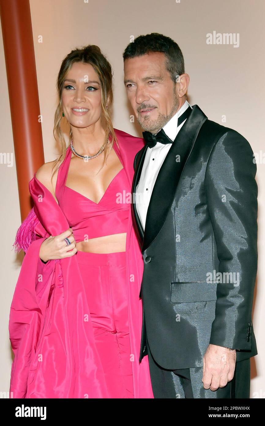 Los Angeles, Ca. 12th Mar, 2023. Nicole Kimpel and Antonio Banderas at ...