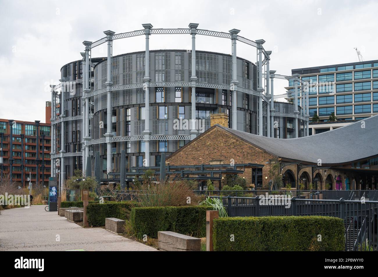Coal Drops Yard retail complex. King's Cross, London, England, UK Stock ...