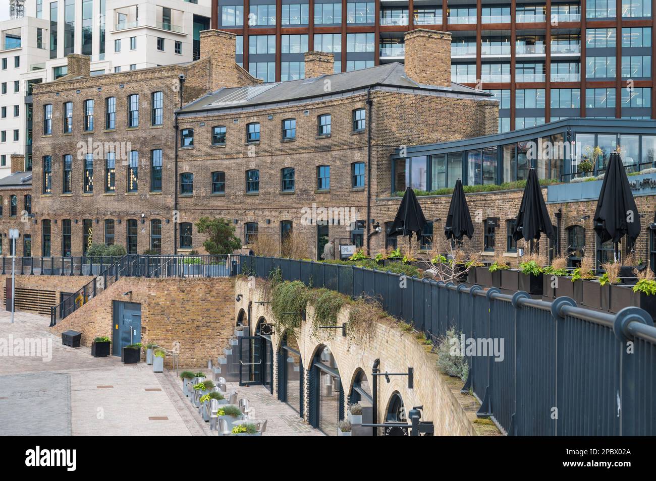 Coal Drops Yard retail complex. King's Cross, London, England, UK Stock ...
