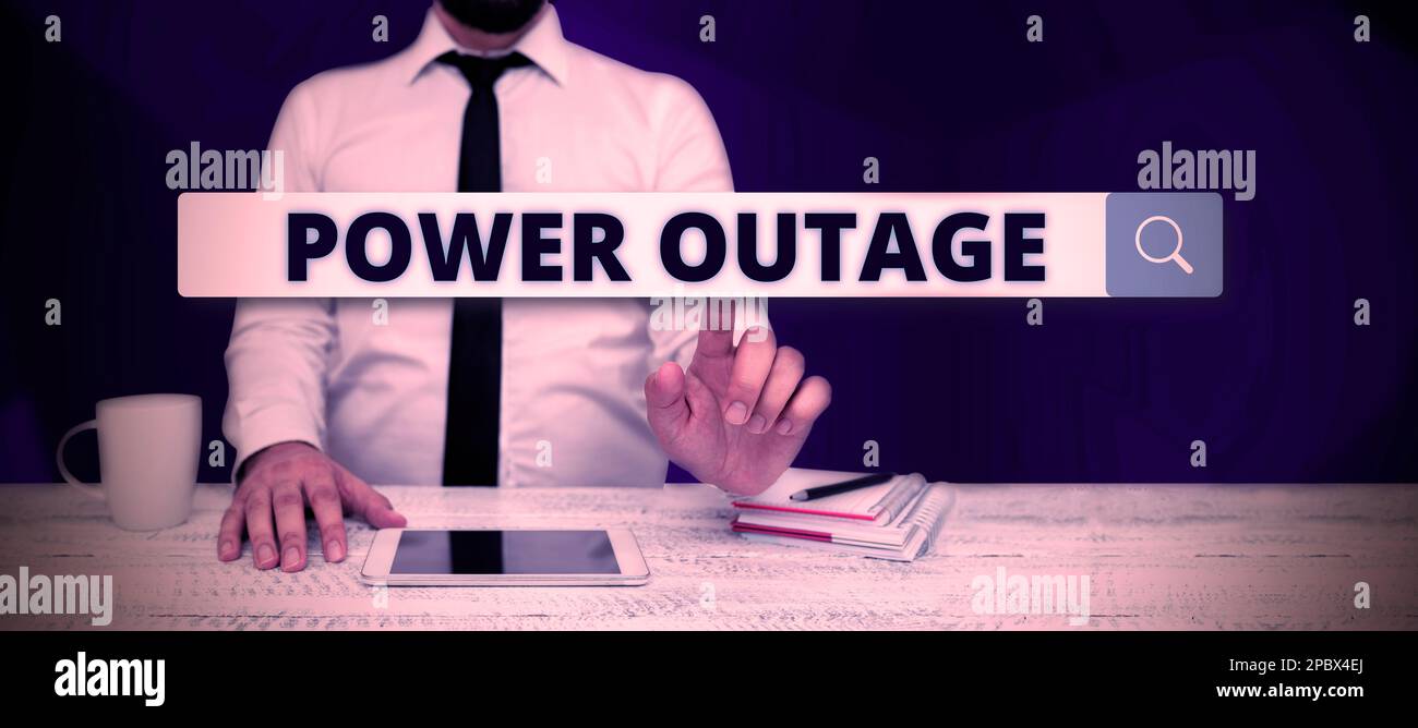 Conceptual caption Power Outage. Concept meaning The ability to ...