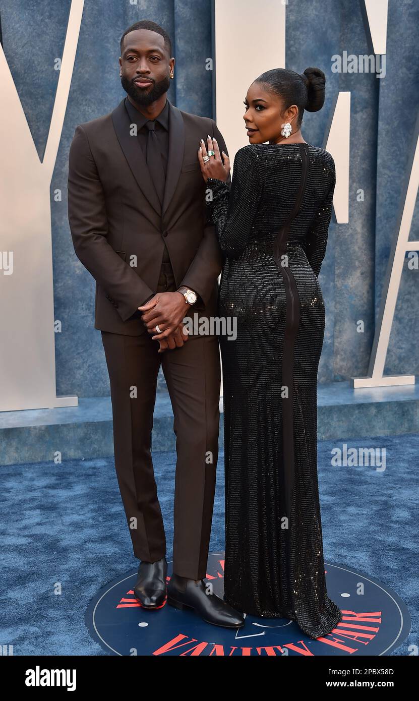 Beverly Hills, USA. 12th Mar, 2023. Dwayne Wade and Gabrielle Union ...