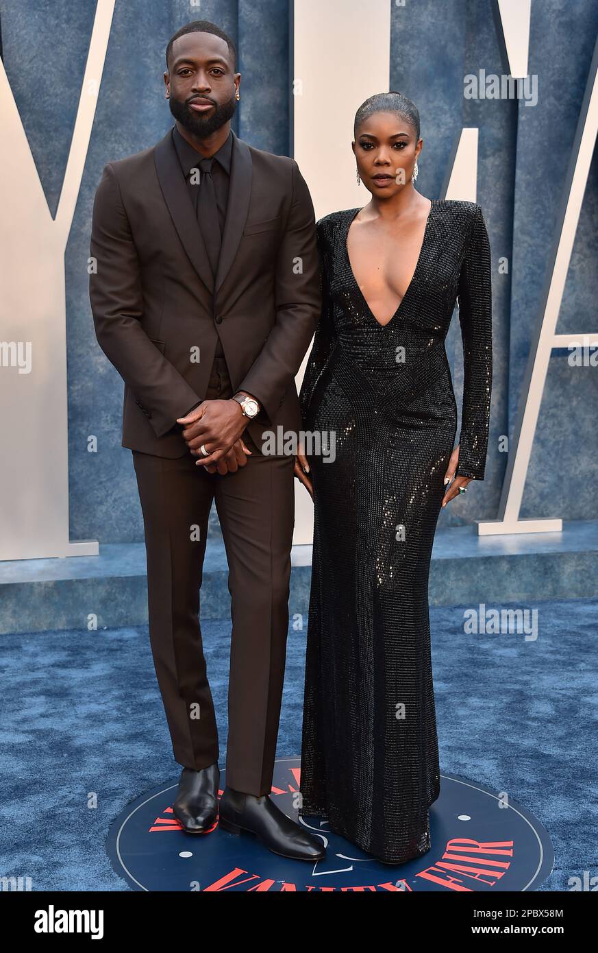 Beverly Hills, USA. 12th Mar, 2023. Dwayne Wade and Gabrielle Union ...