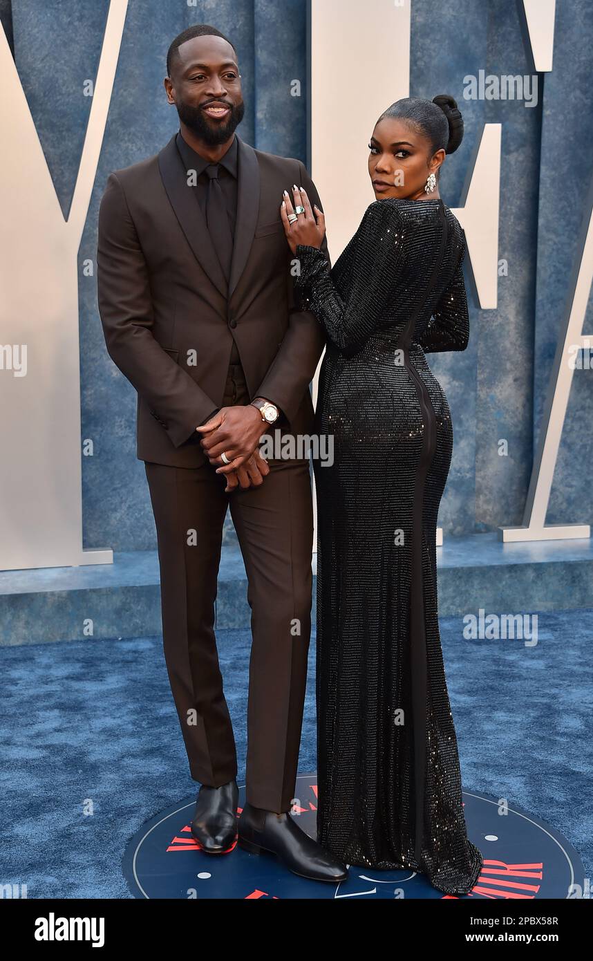 Beverly Hills, USA. 12th Mar, 2023. Dwayne Wade and Gabrielle Union ...