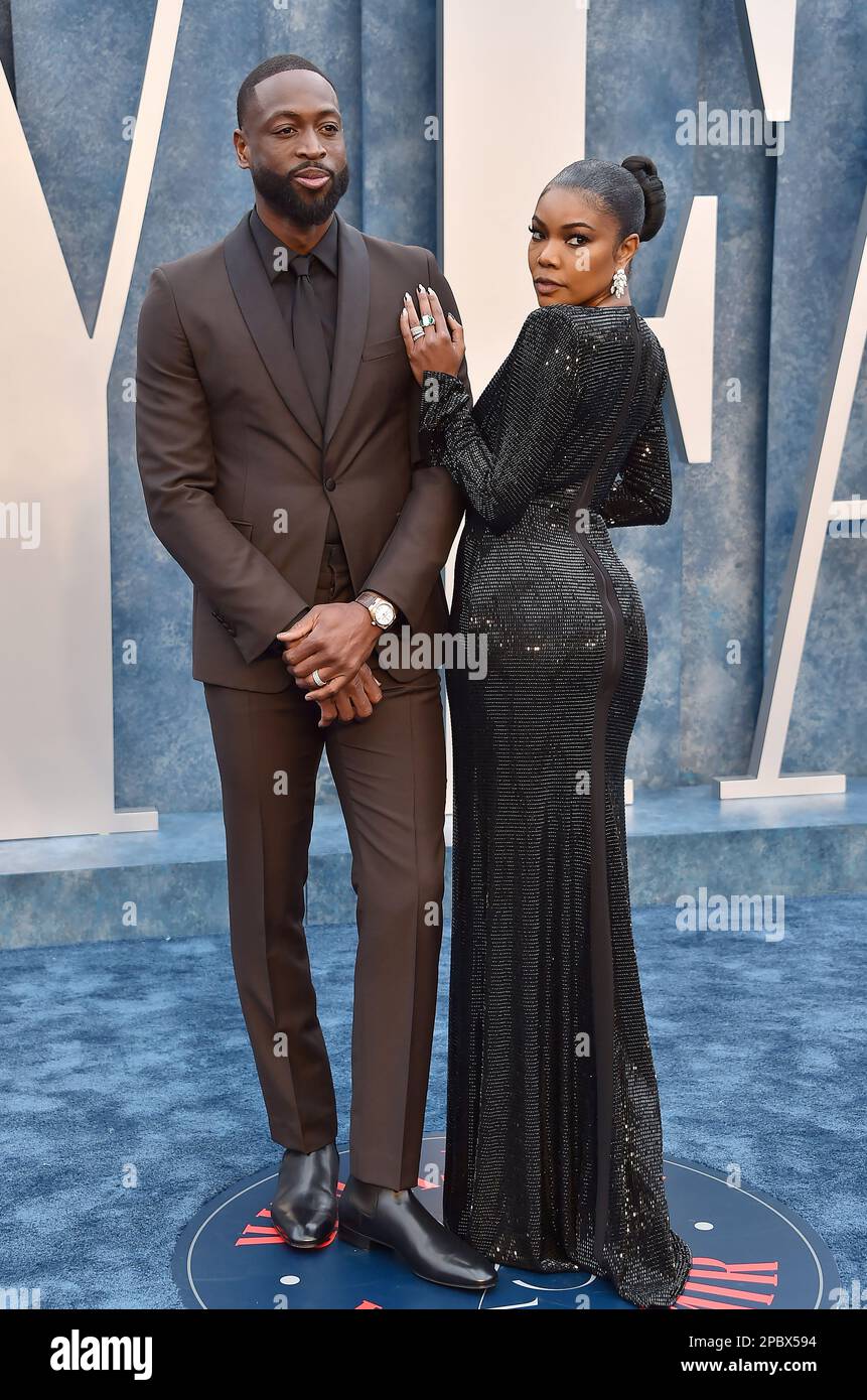 Beverly Hills, USA. 12th Mar, 2023. Dwayne Wade and Gabrielle Union ...