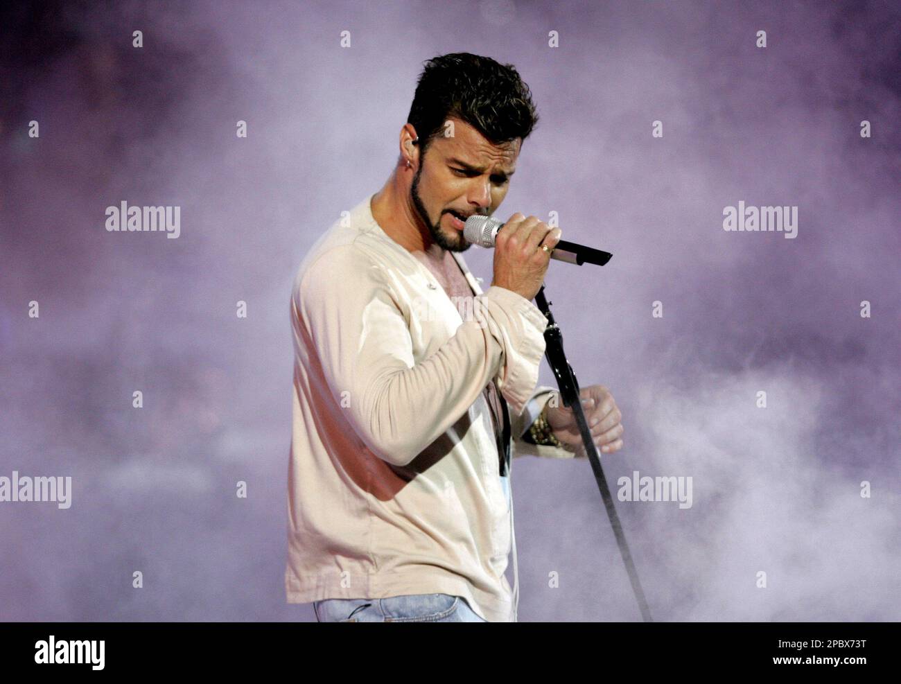 Puerto Rican singer Ricky Martin performs during the International Song ...