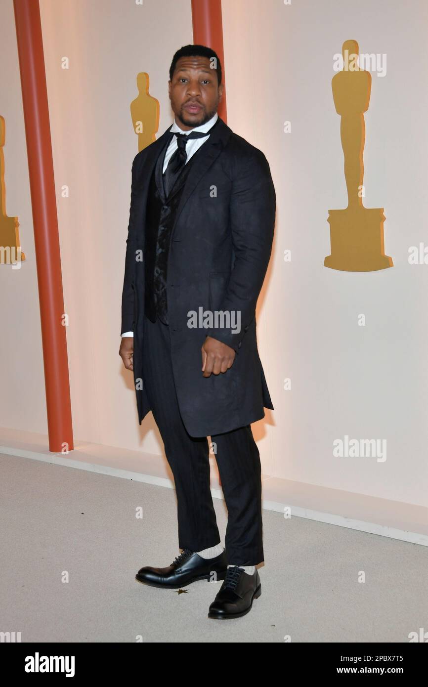 Los Angeles, Ca. 12th Mar, 2023. Jonathan Majors at the 95th Academy ...