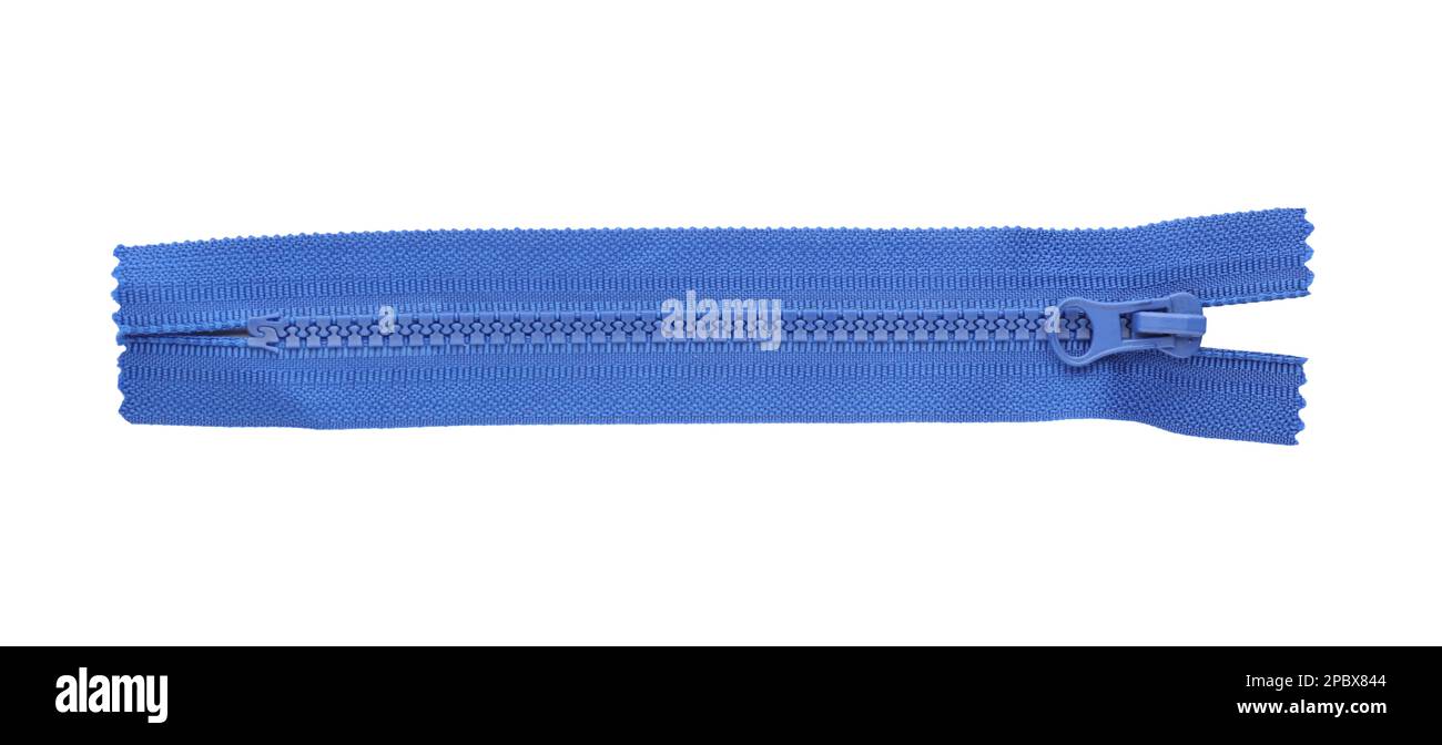 Blue zipper hi-res stock photography and images - Alamy