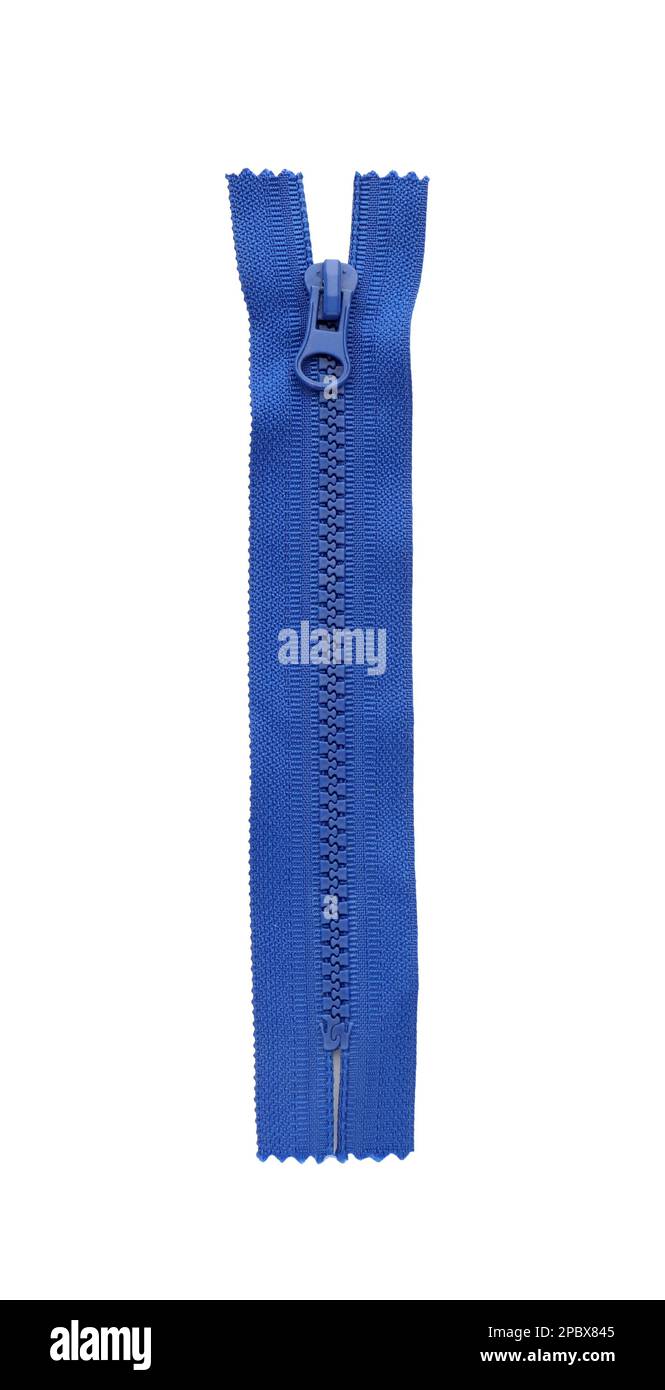 Blue zipper hi-res stock photography and images - Alamy
