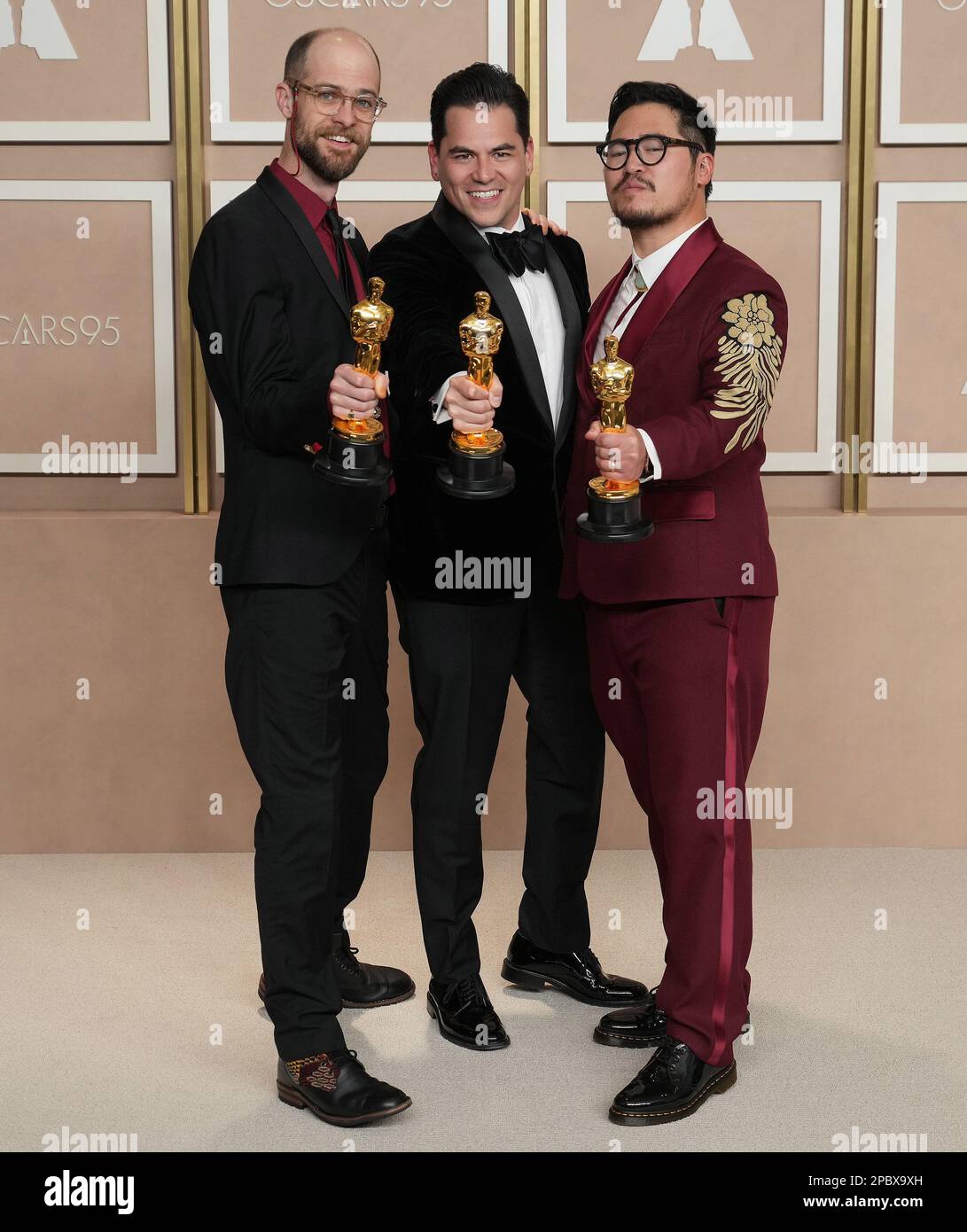 Los Angeles, USA. 12th Mar, 2023. (L-R) Daniel Scheinert, Jonathan Wang ...