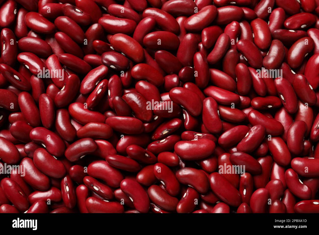 Top view of raw red kidney beans as background Stock Photo - Alamy