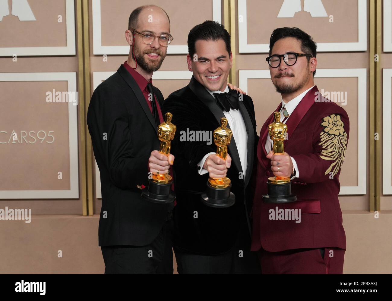 Los Angeles, USA. 12th Mar, 2023. (L-R) Daniel Scheinert, Jonathan Wang ...