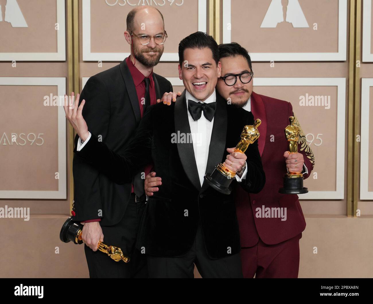 Los Angeles, USA. 12th Mar, 2023. (L-R) Daniel Scheinert, Jonathan Wang ...