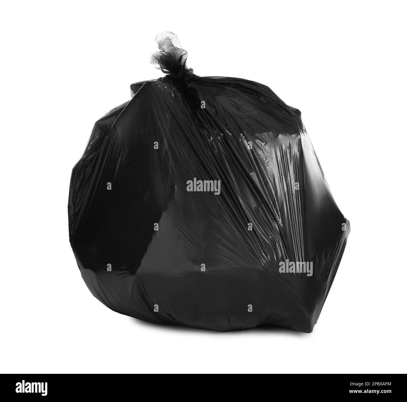 Garbage bin filled with trash Black and White Stock Photos & Images - Alamy