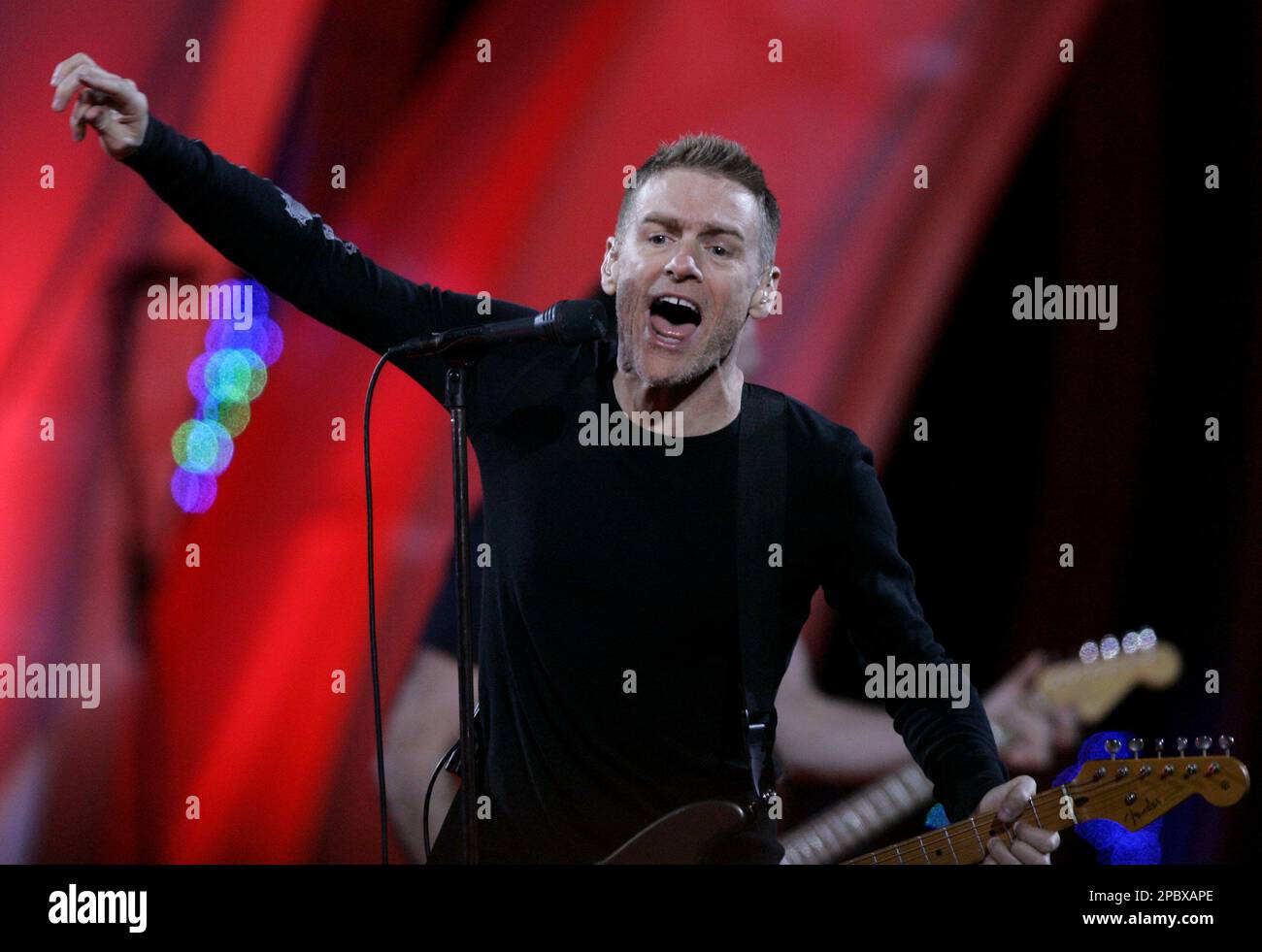 Canadian singer Bryan Adams performs during the International Song ...
