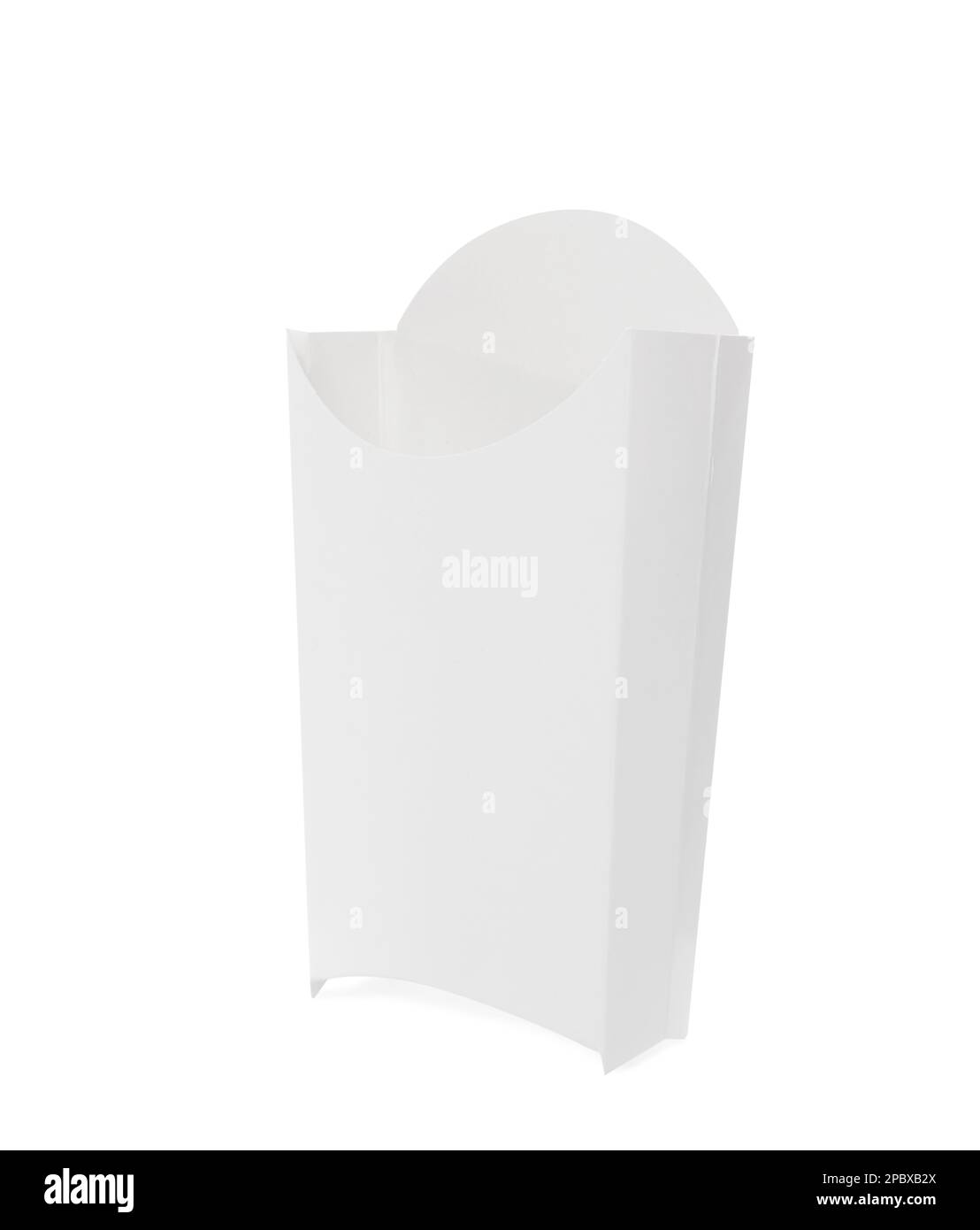 Empty paper bag on white background. Container for food Stock Photo - Alamy