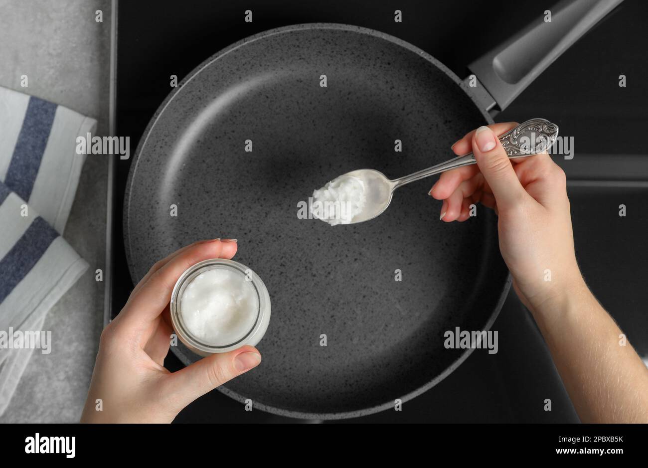 Top view induction cooktop hi-res stock photography and images - Alamy