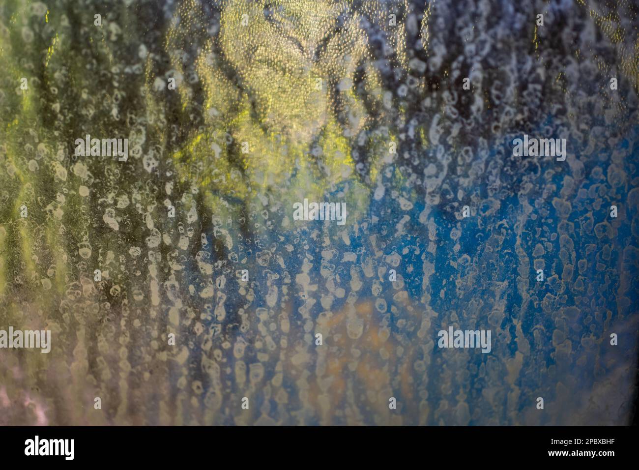 Frosted glass of privacy glass abstract texture wallpaper. Blue and ...