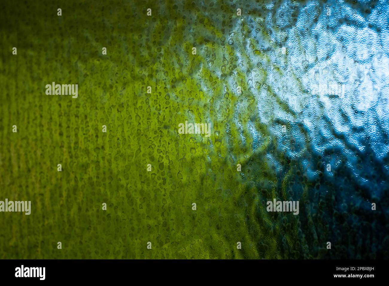 Frosted Glass Of Privacy Glass Abstract Texture Wallpaper Blue And Green Tone Refracting From