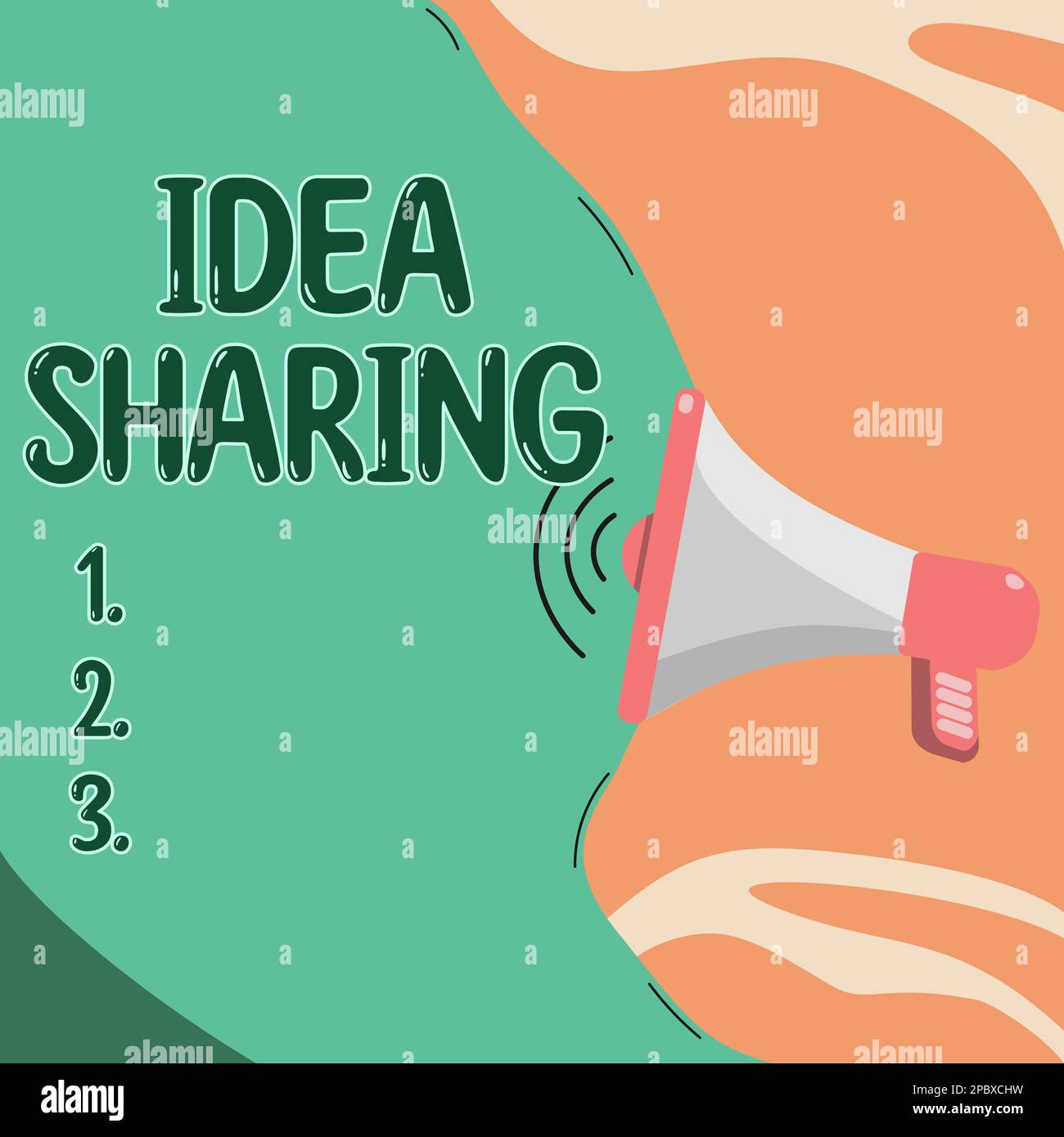 Hand writing sign Idea Sharing. Business showcase Startup launch ...