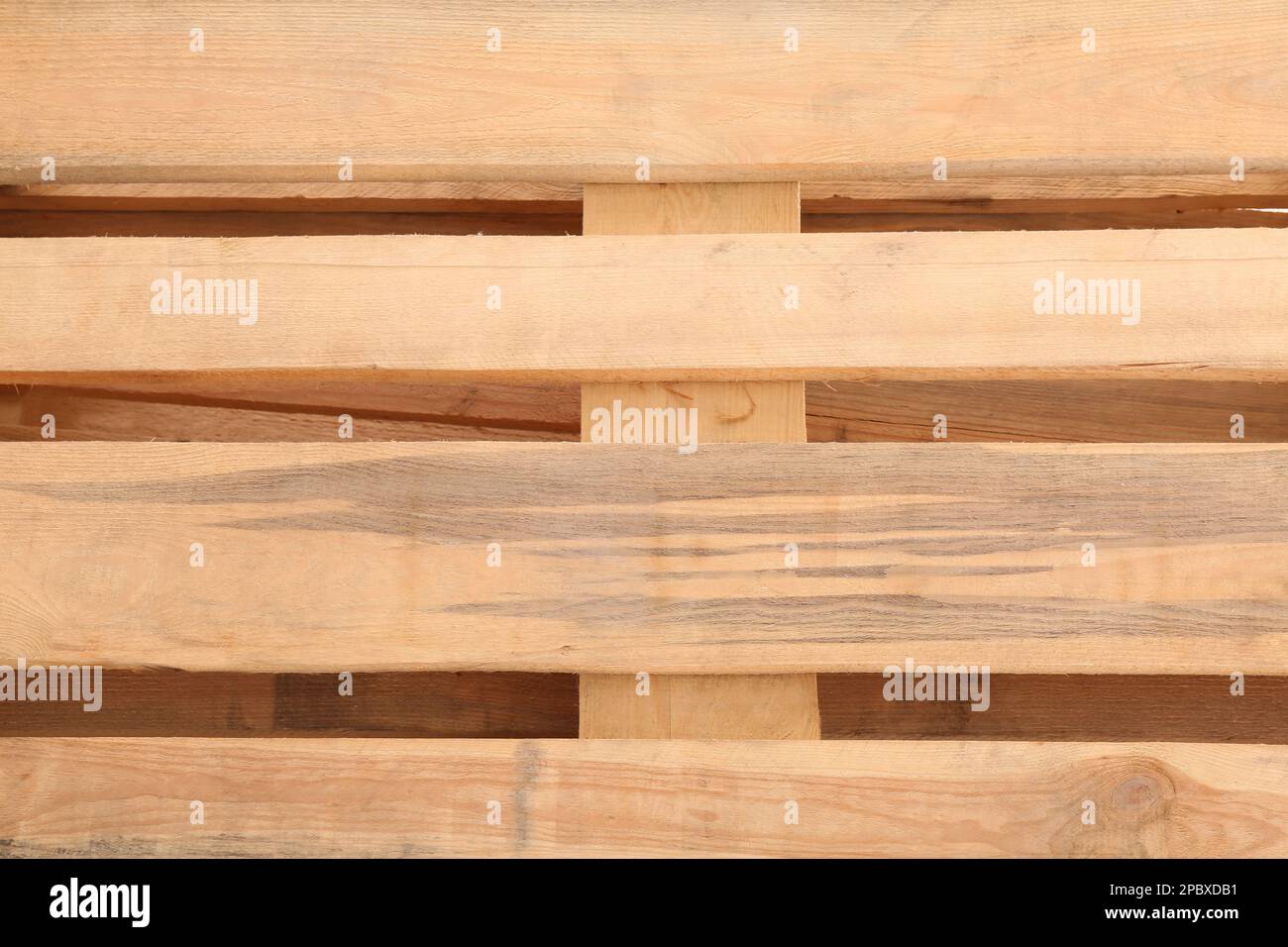 Wooden pallet as background, top view. Transportation and storage Stock ...