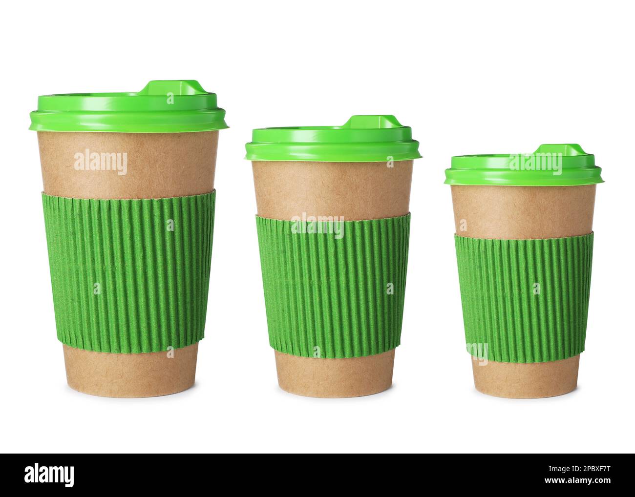 Cups coffee different sizes Cut Out Stock Images & Pictures - Alamy