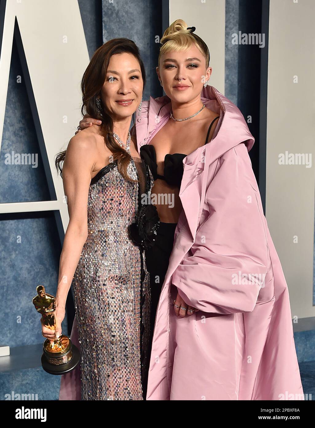 Beverly Hills, USA. 12th Mar, 2023. Michelle Yeoh and Florence Pugh ...