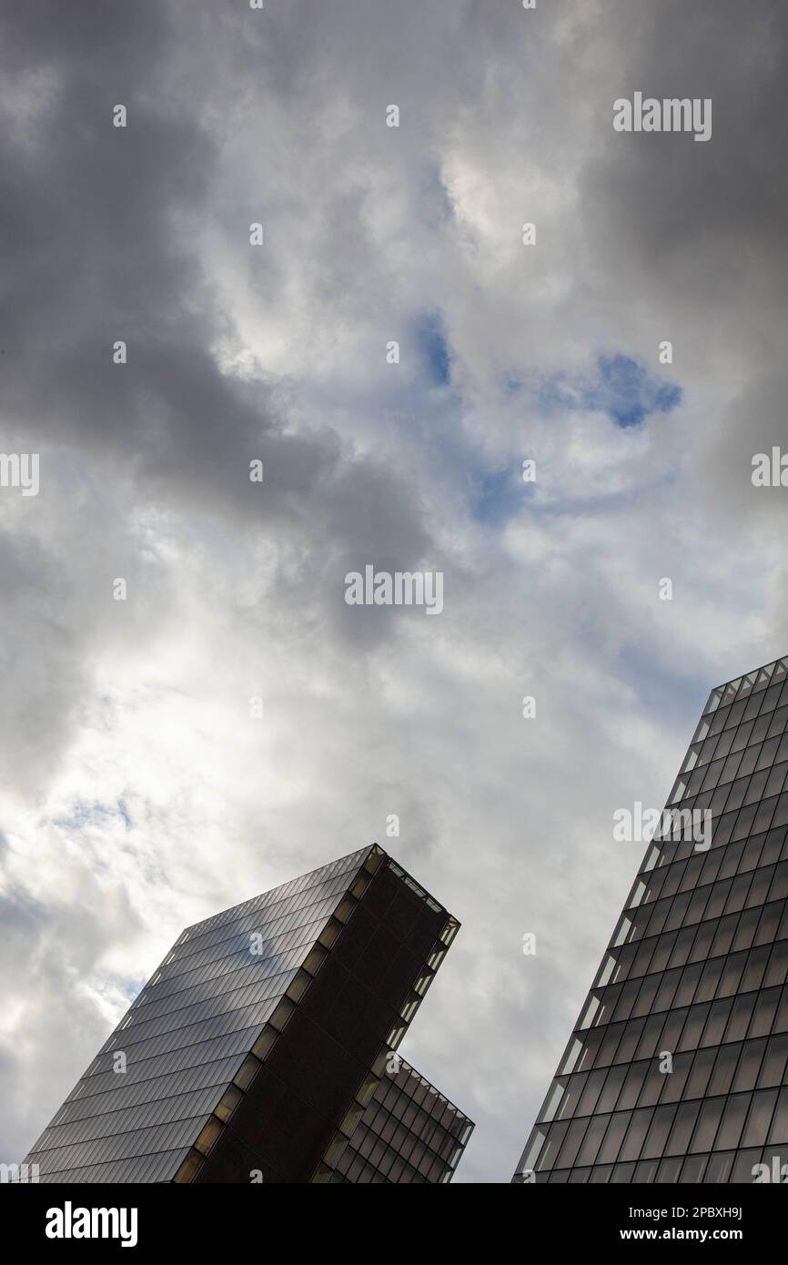 Modern glass towers in Paris Stock Photo - Alamy