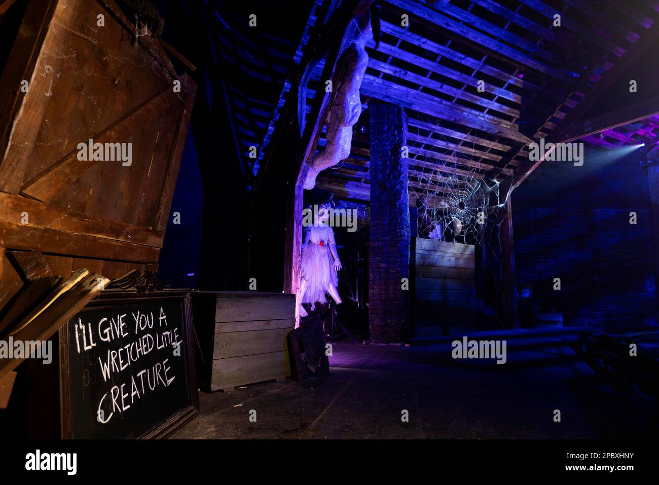 EDITORIAL USE ONLY A preview of 'The Attic' scene of 'The Curse at ...