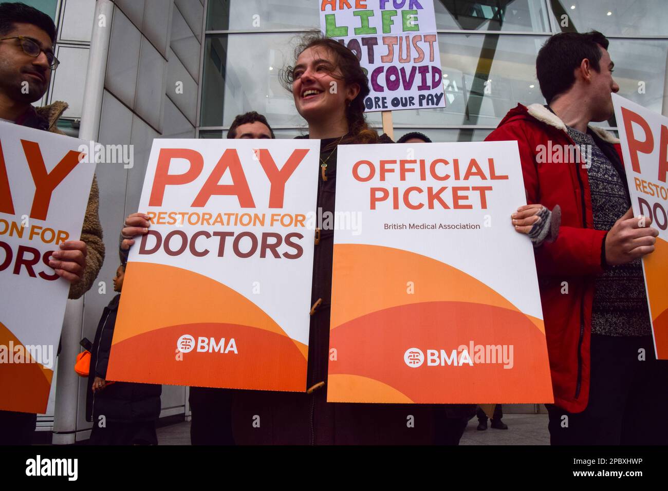 London, England, UK. 13th Mar, 2023. BMA (British Medical Association ...